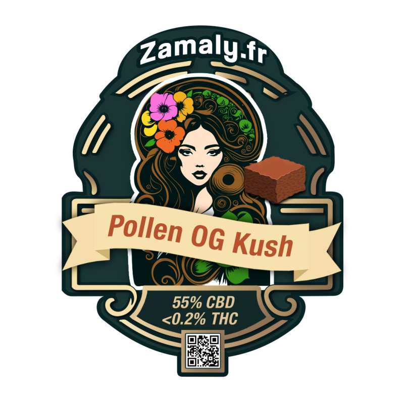 Pollen OG Kush - Résine Hash CBD - Hash CBD | Résine cbd puissante Pollen OG Kush - Résine Hash CBD - Hash CBD | Résine cbd puissante